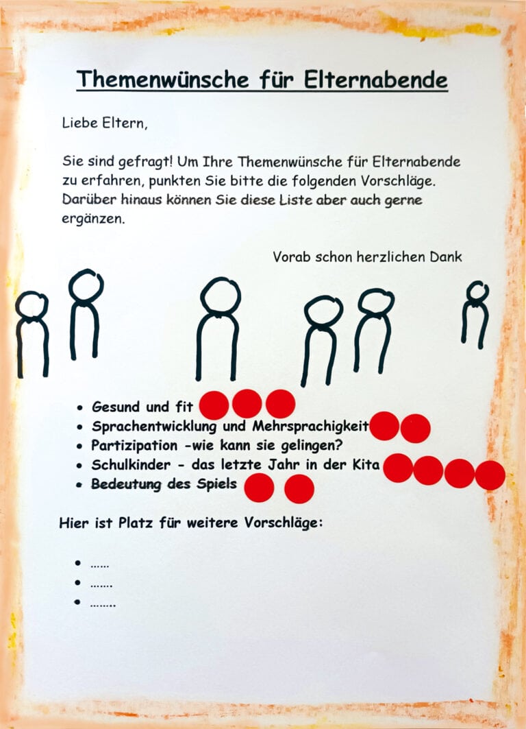 Elternabende im Kindergarten | BAUSTEiNE KiNDERGARTEN